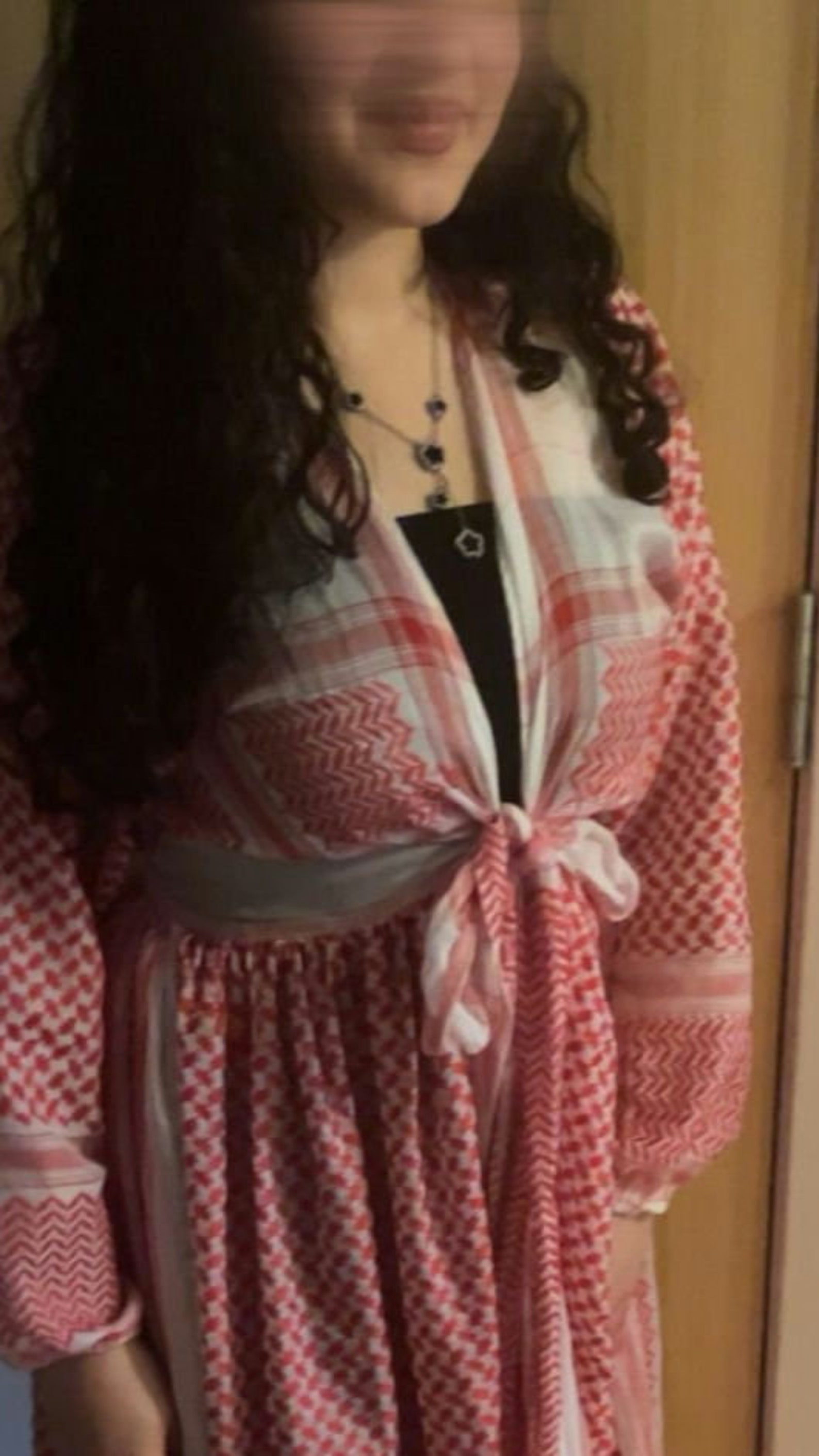 Kuffiyeh Abbaye Dress Jordanian Palestinian Pattern - Etsy