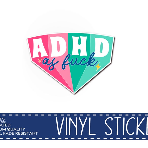 Adhd Decal Svg - Etsy