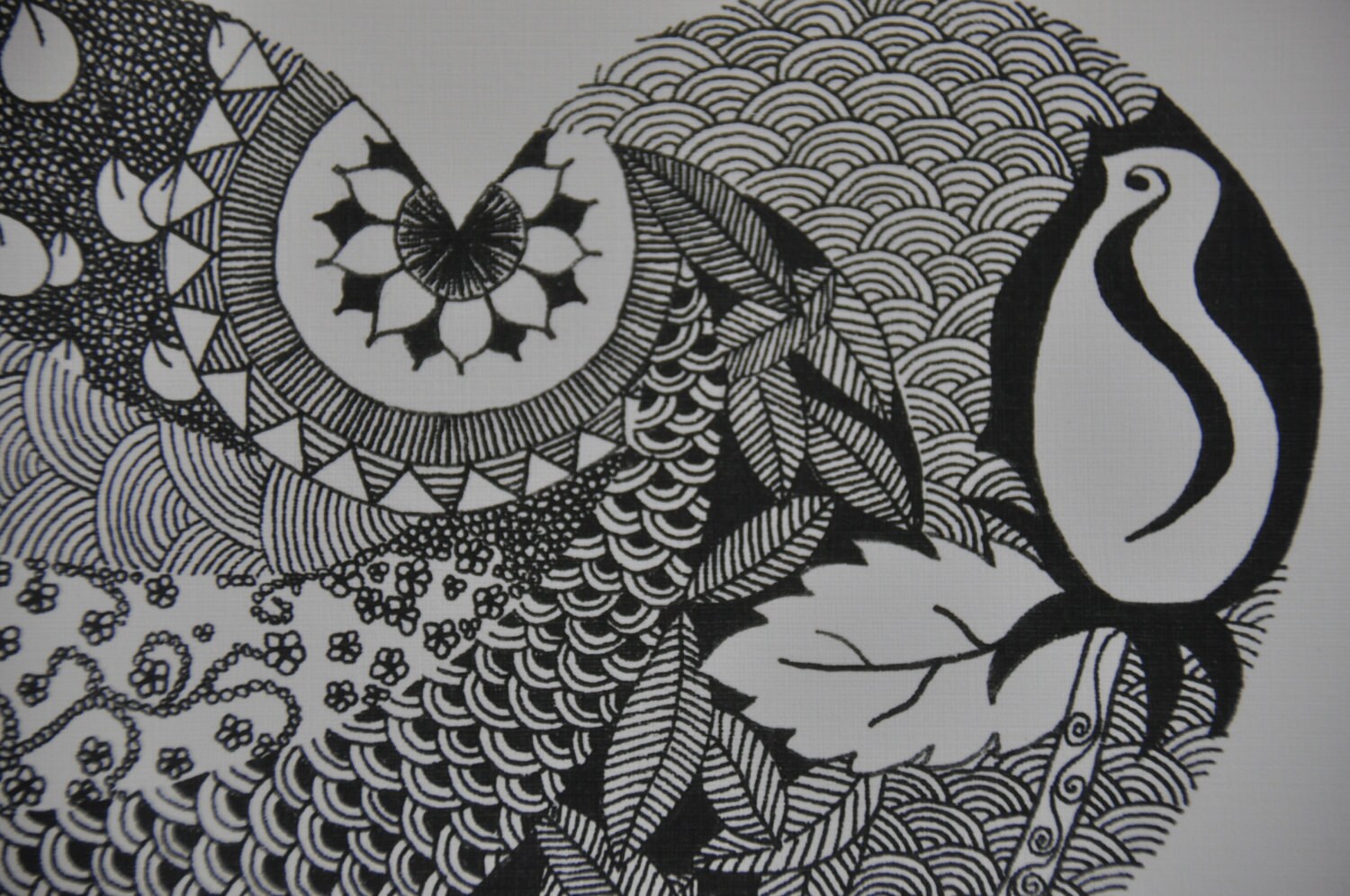 Heart Picture With Intricate Patterns - Etsy