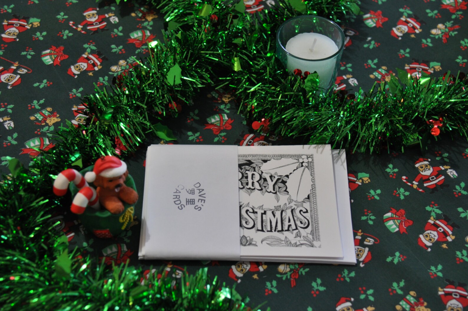 Traditional Christmas Cards, Original Design, Pack of Six - Etsy