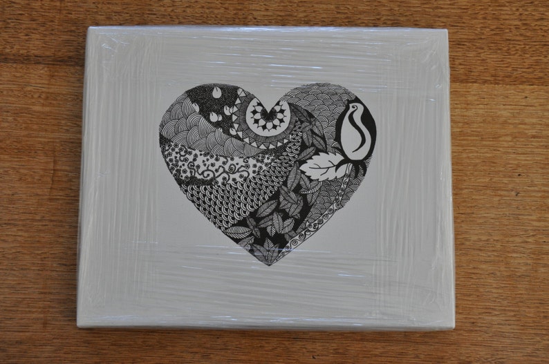 Heart Picture With Intricate Patterns - Etsy