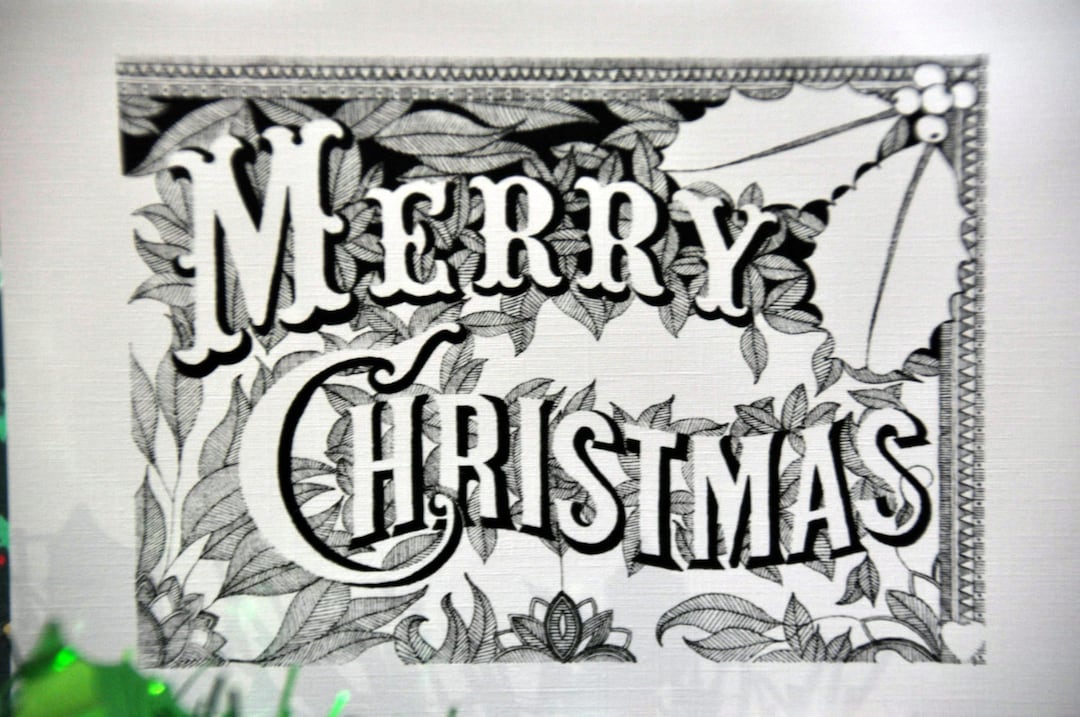 Traditional Christmas Cards, Original Design, Pack of Six - Etsy