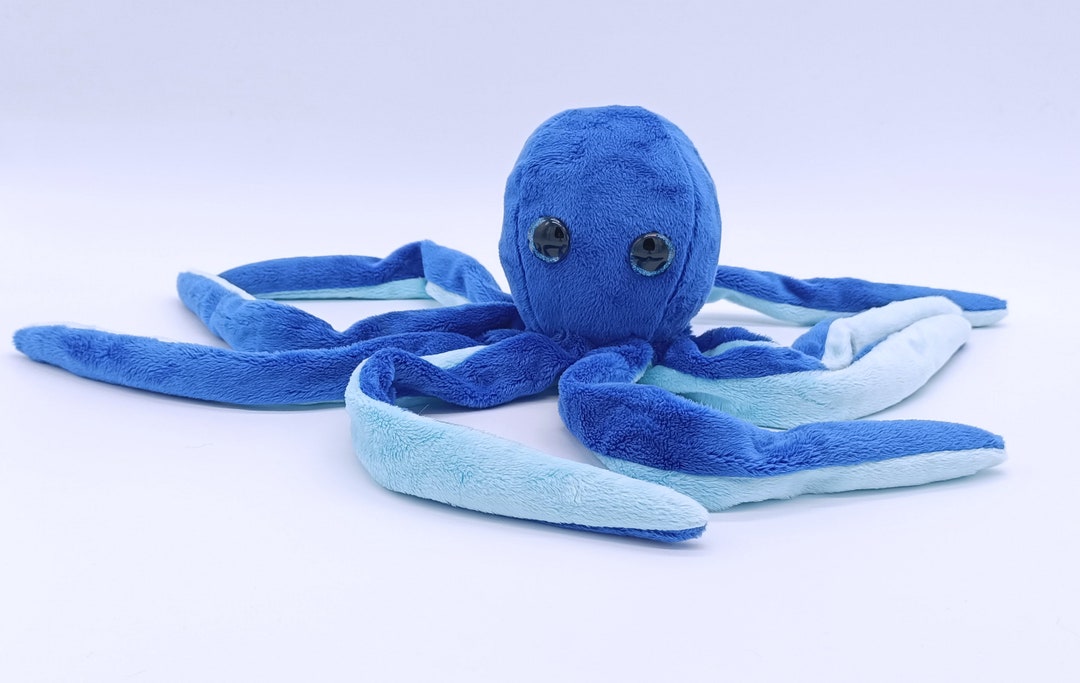 Cute Blue Octopus Plush - Etsy