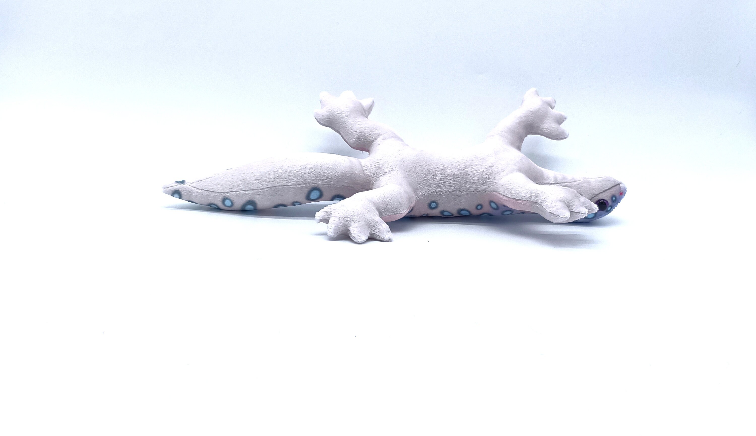 Magic Gecko Plush Fantasy Gecko Turquoise Lizard Plushie - Etsy UK