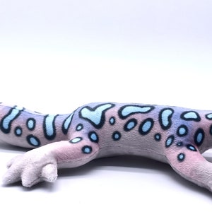 Magic Gecko Plush, Fantasy Gecko, Turquoise Lizard Plushie, Cute Gecko ...