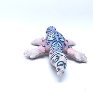 Magic Gecko Plush, Fantasy Gecko, Turquoise Lizard Plushie, Cute Gecko ...
