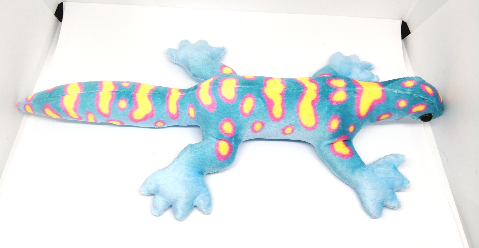 Magic Gecko Plush Fantasy Gecko Blue Lizard Plushie Cute | Etsy