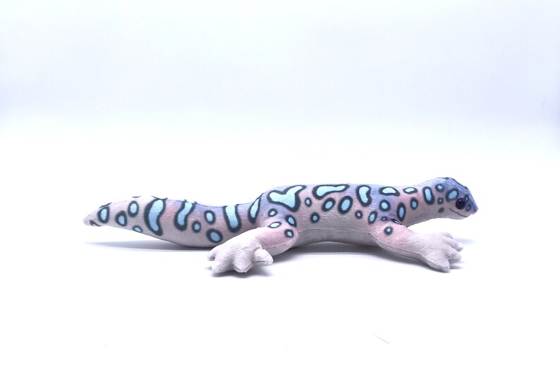 Magic Gecko Plush Fantasy Gecko Turquoise Lizard Plushie - Etsy UK