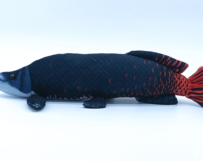 Arapaima Plushie / Pirarucu Plush / Cuddly Fish / Realistic Fish ...