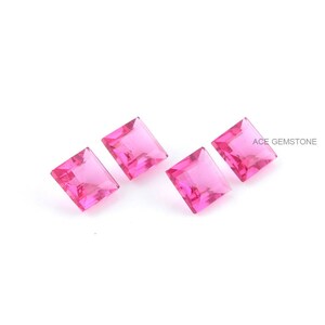 Gorgeous Pink Tourmaline 6x6mm Square Loose Gemstone-wholesale ...