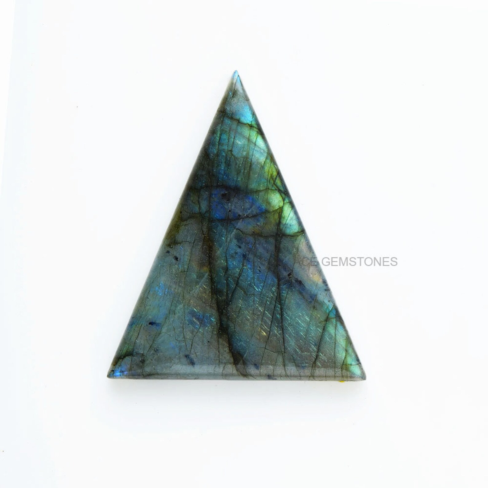 Labradorite 47x56mm Triangle Gemstone-wholesale - Etsy