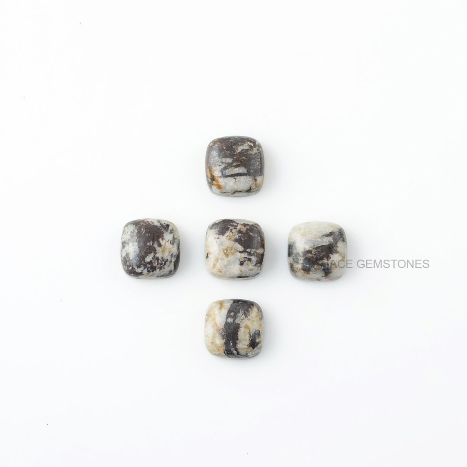 Brown Zebra Jasper Cushion Shape Gemstone-jewelry Making | Etsy