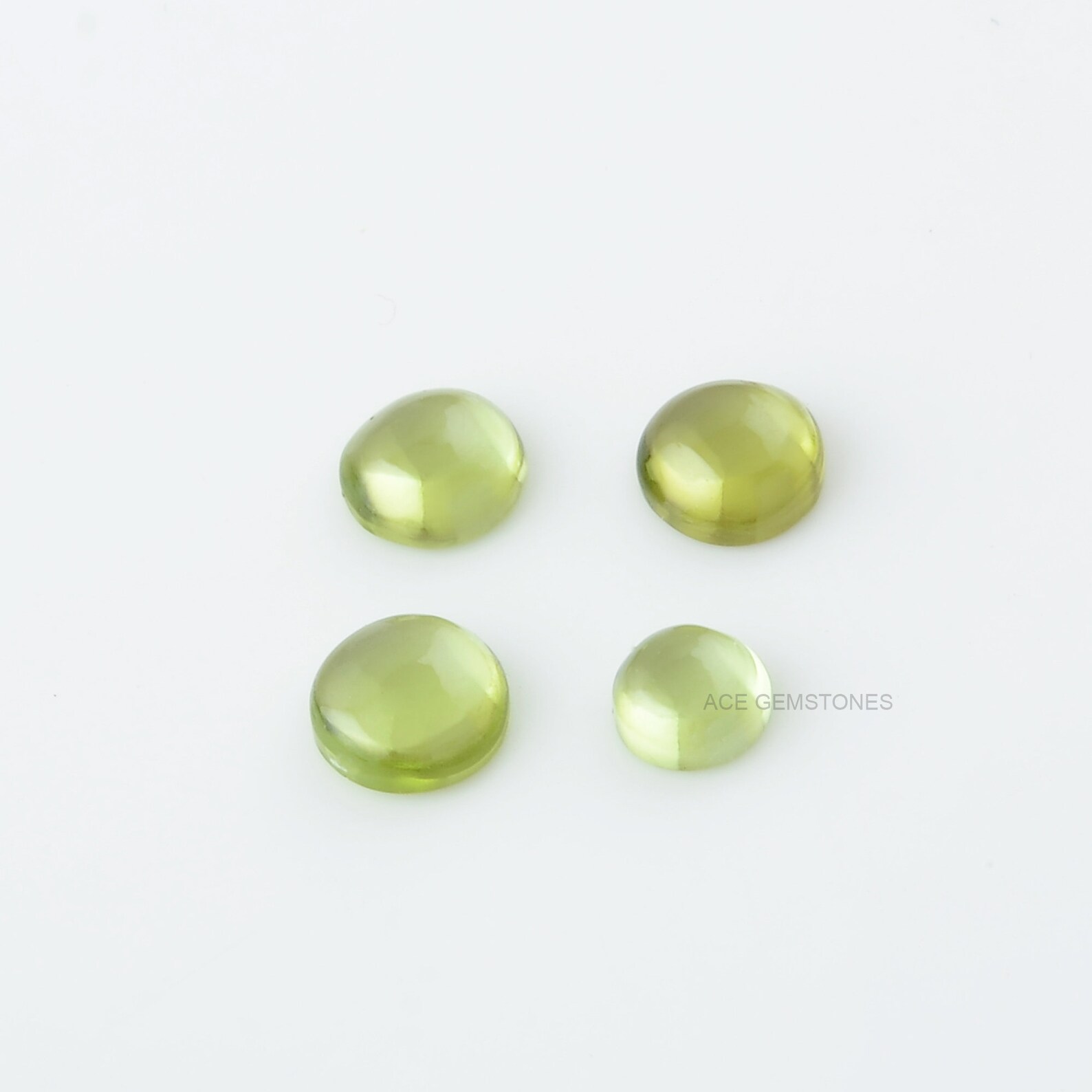 Natural Peridot 4 to 6 Mm Round Shape Gemstone-jewelry Making - Etsy