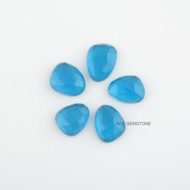 London Blue Quartz Gemstones-fancy 12x14mm Gemstones-wholesale - Etsy
