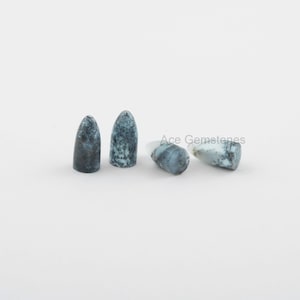 Bullet Shape Gemstone Dendritic Agate Bullet Stone Loose Smooth ...
