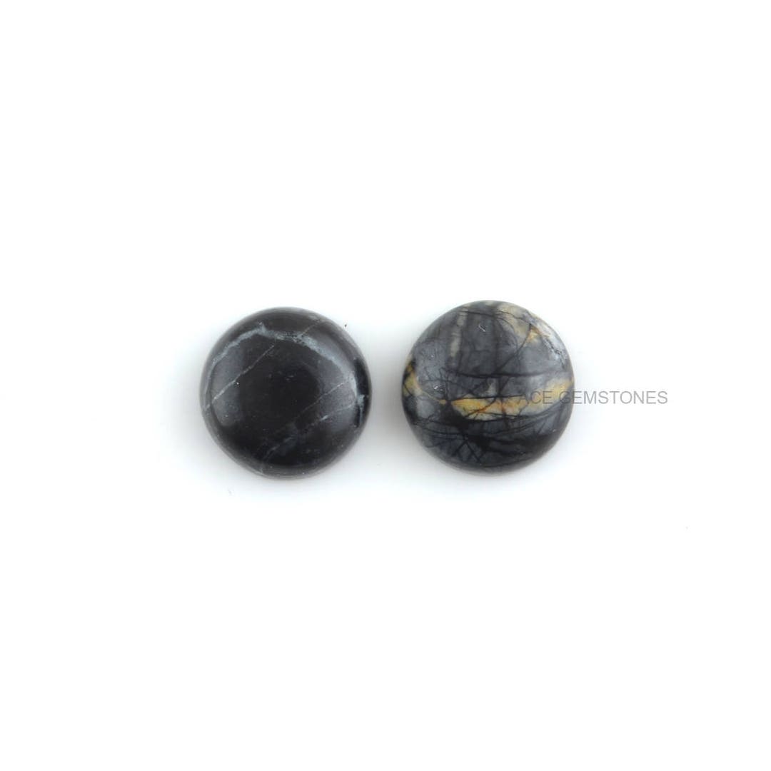 5 Pcs - Picasso Jasper Gemstone, Picasso Jasper Round 12x12mm Cabochon ...