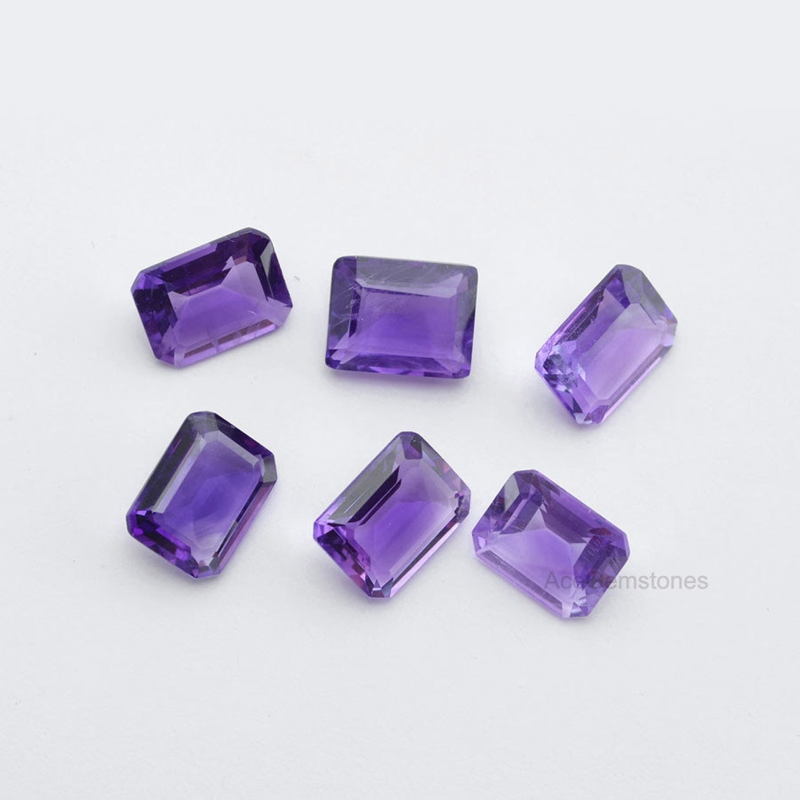 Genuine Gorgeous African Purple Amethyst Octagon 7x9mm AAA | Etsy