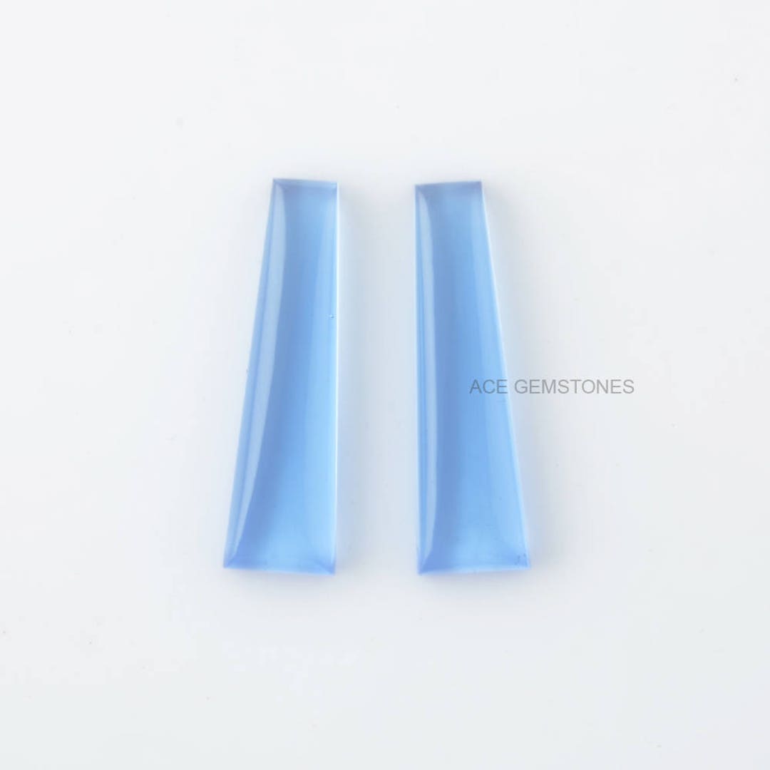 Tanzanite Quartz Gemstone Long Smooth Trapezoid Shape 10x35 Mm Loose ...