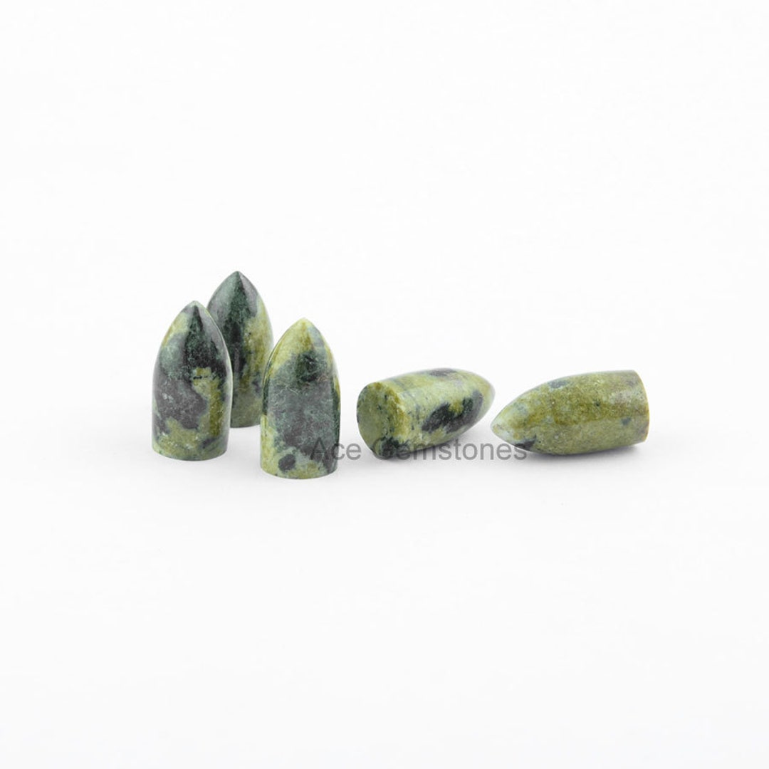 Bullet Shape Gemstone Gongunjula Bullet Stone Loose Smooth Gemstone ...