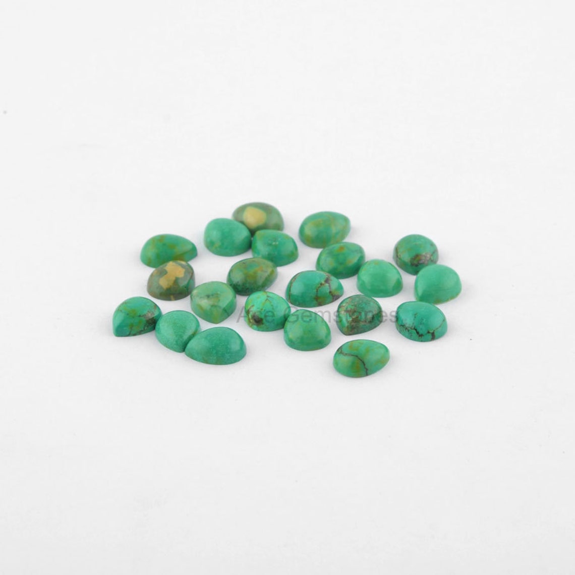 Tibetan Turquoise Pear Smooth Calibrated Cabochons Wholesale | Etsy