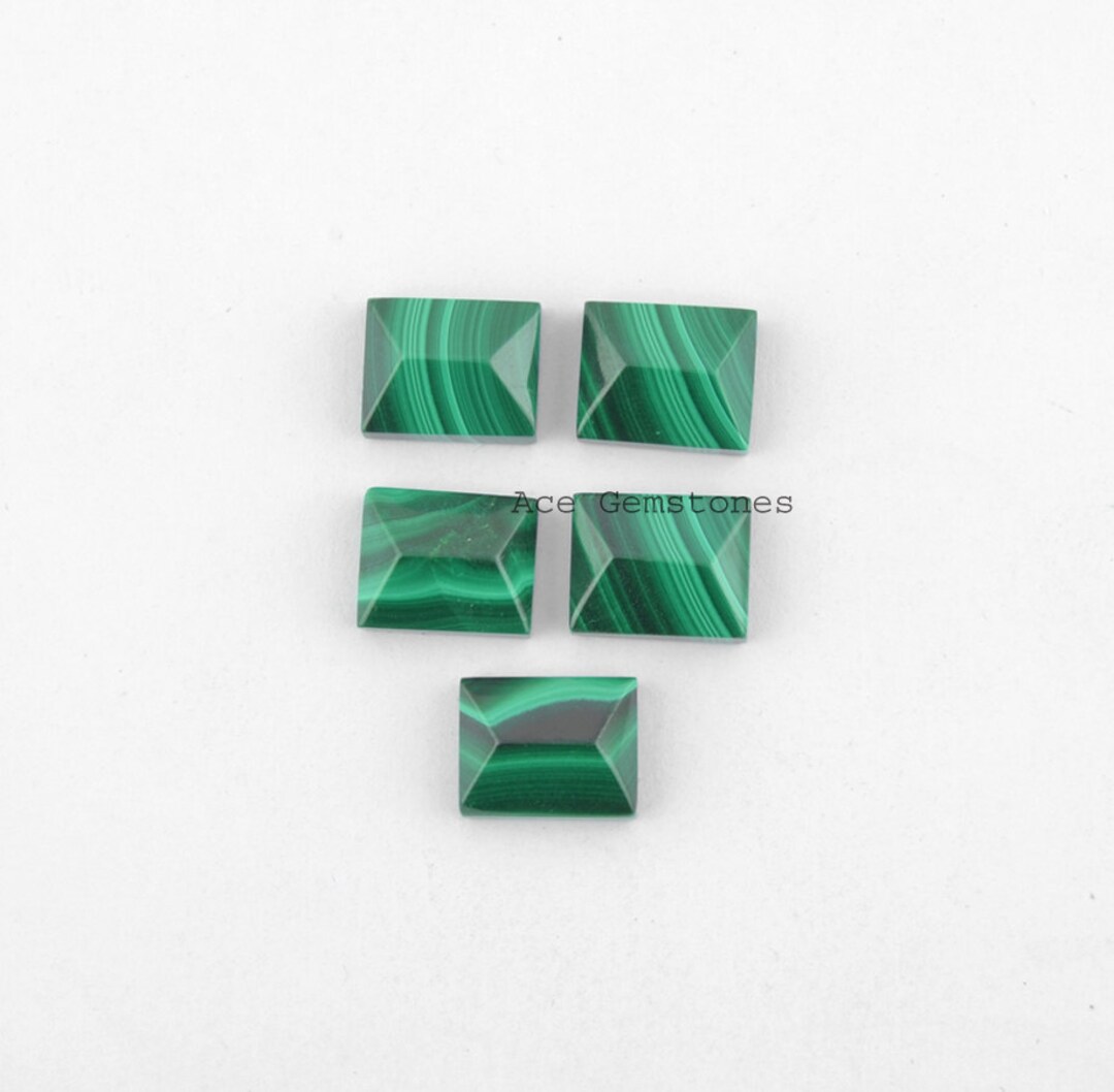 Malachite Rectangle Pyramid Loose Gemstone, Wholesale Malachite Pyramid ...
