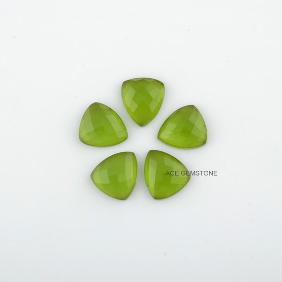 Peridot Quartz Gemstones-faceted Quartz Gemstone-wholesale | Etsy