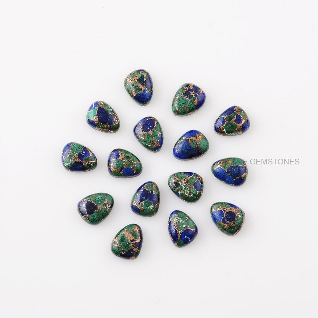Copper Azurite 7x9 Mm Nugget Shape Gemstone-jewelry Making Gemstone ...