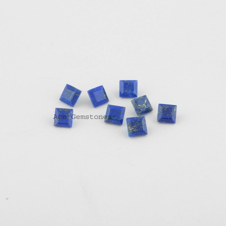 Extraordinary Lapis AAA Grade Square Cut Faceted Wholesale | Etsy