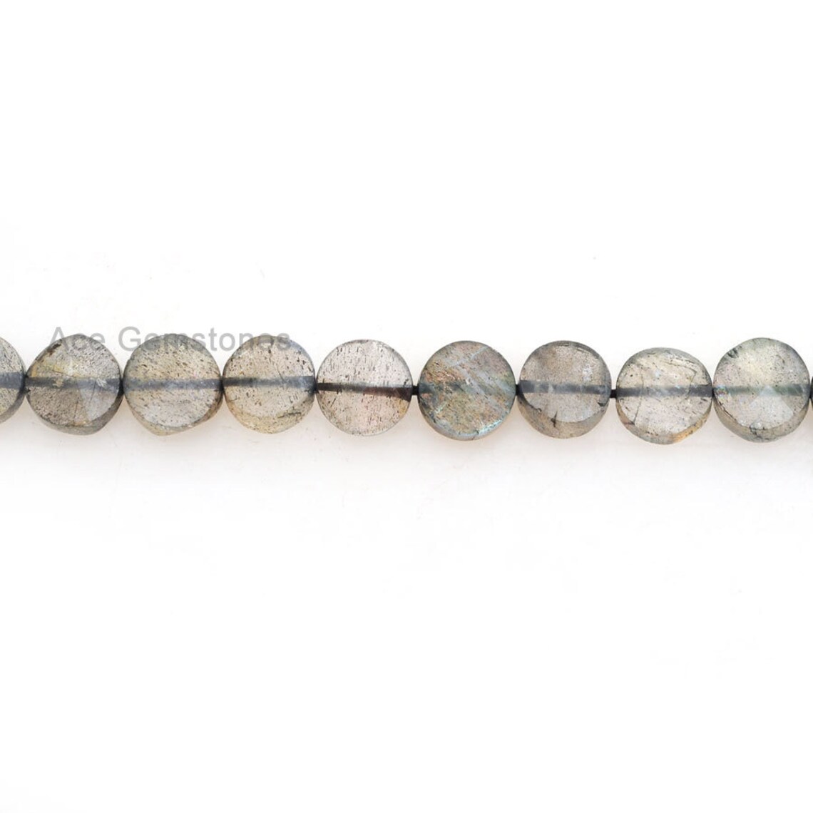 Labradorite Smooth Coin Beads Semiprecious Wholesale Beads Gemstone ...