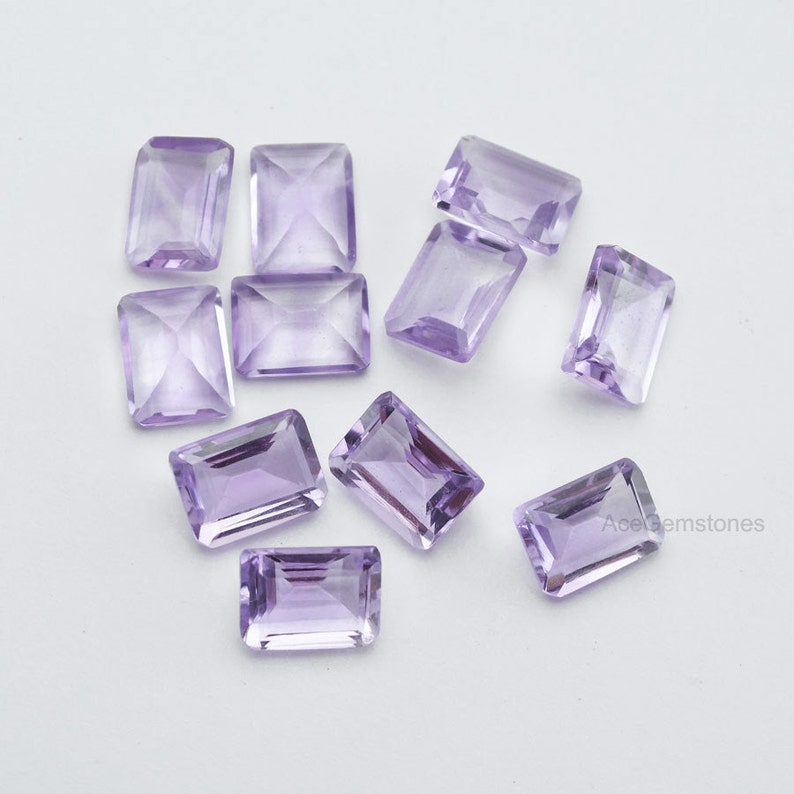 Genuine Awesome Pink Amethyst Octagon 6x8mm AAA Grade | Etsy