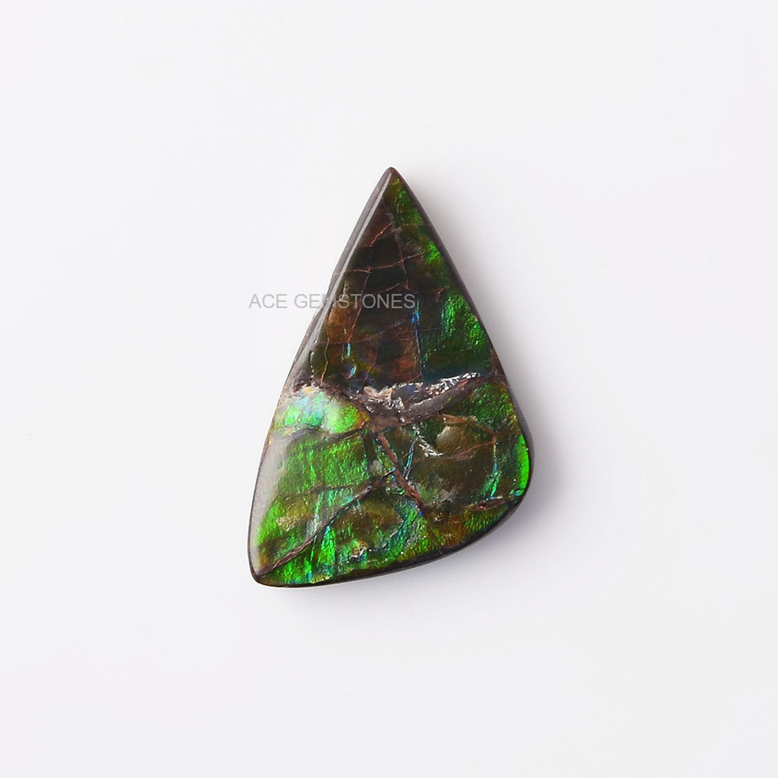 22 Ct. Natural Ammolite Loose Stone Flashy Fire 19x29 mm | Etsy