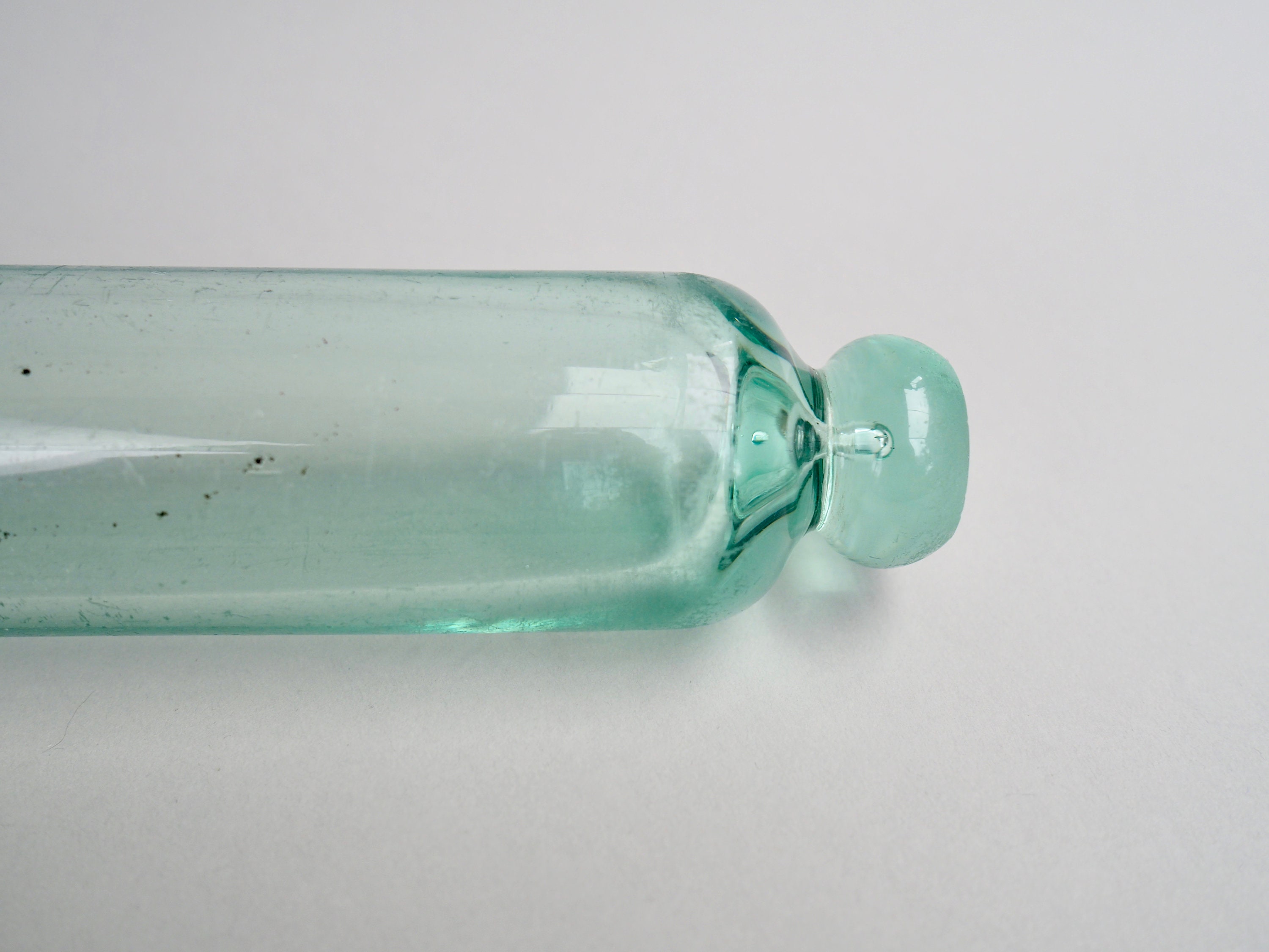 Victorian Glass Rolling Pin Hand Blownclear Glass Baking | Etsy