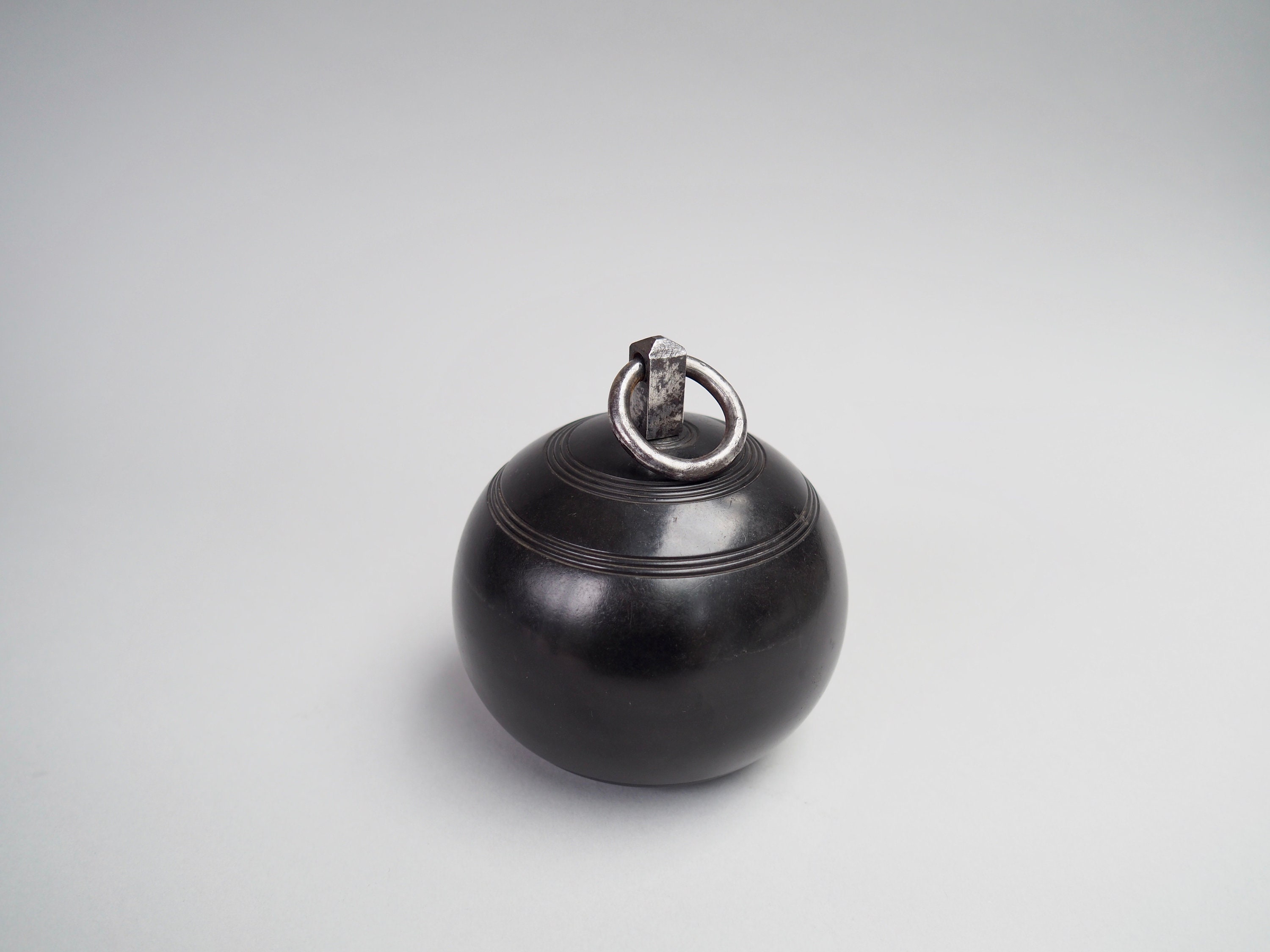 Ball Door Stop, Antique Lawn Bowls Ball, Resin, Bowling, Door Weight ...