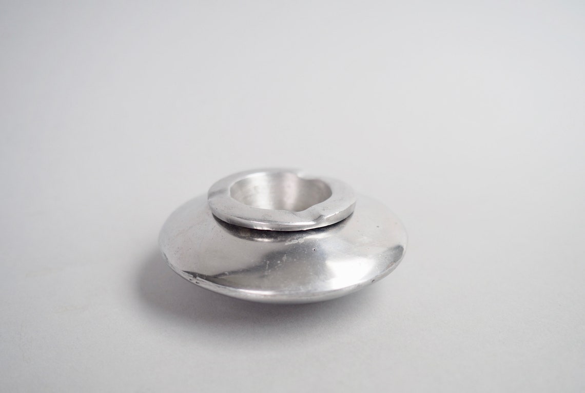 Pewter Ashtray, Flying Saucer/ufo Shape, Moroccan Ashtray, Metal ...