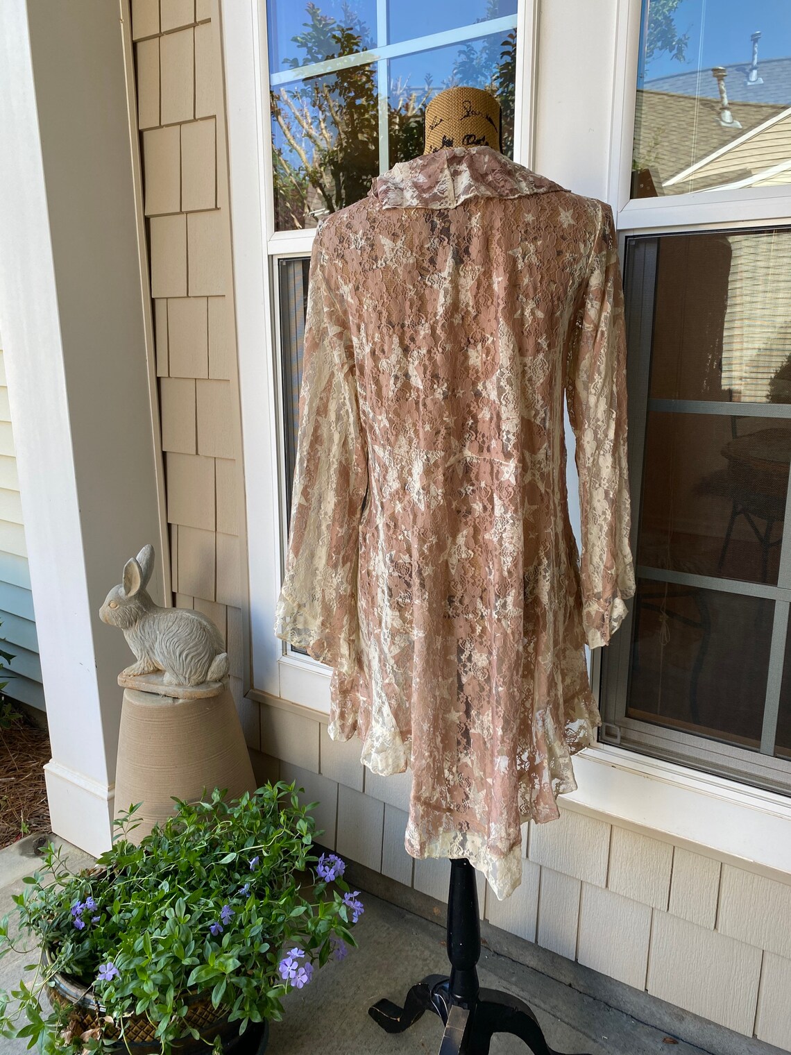 Plus Size Lace Duster Kimono Resort Wear Bathing Suit - Etsy