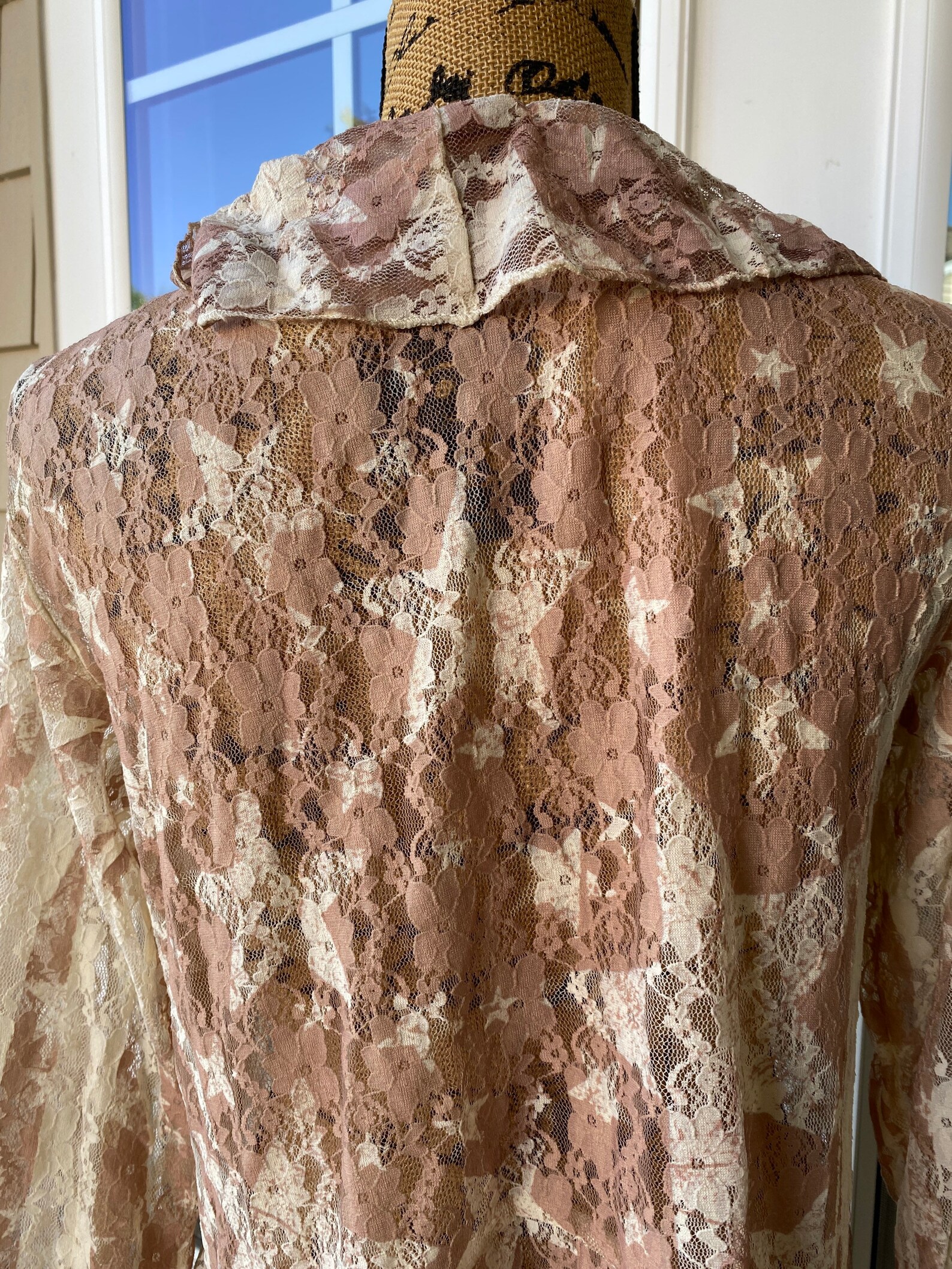 Plus Size Lace Duster Kimono Resort Wear Bathing Suit - Etsy