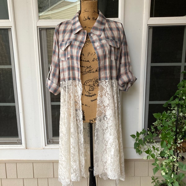 Plus Size Duster - Etsy