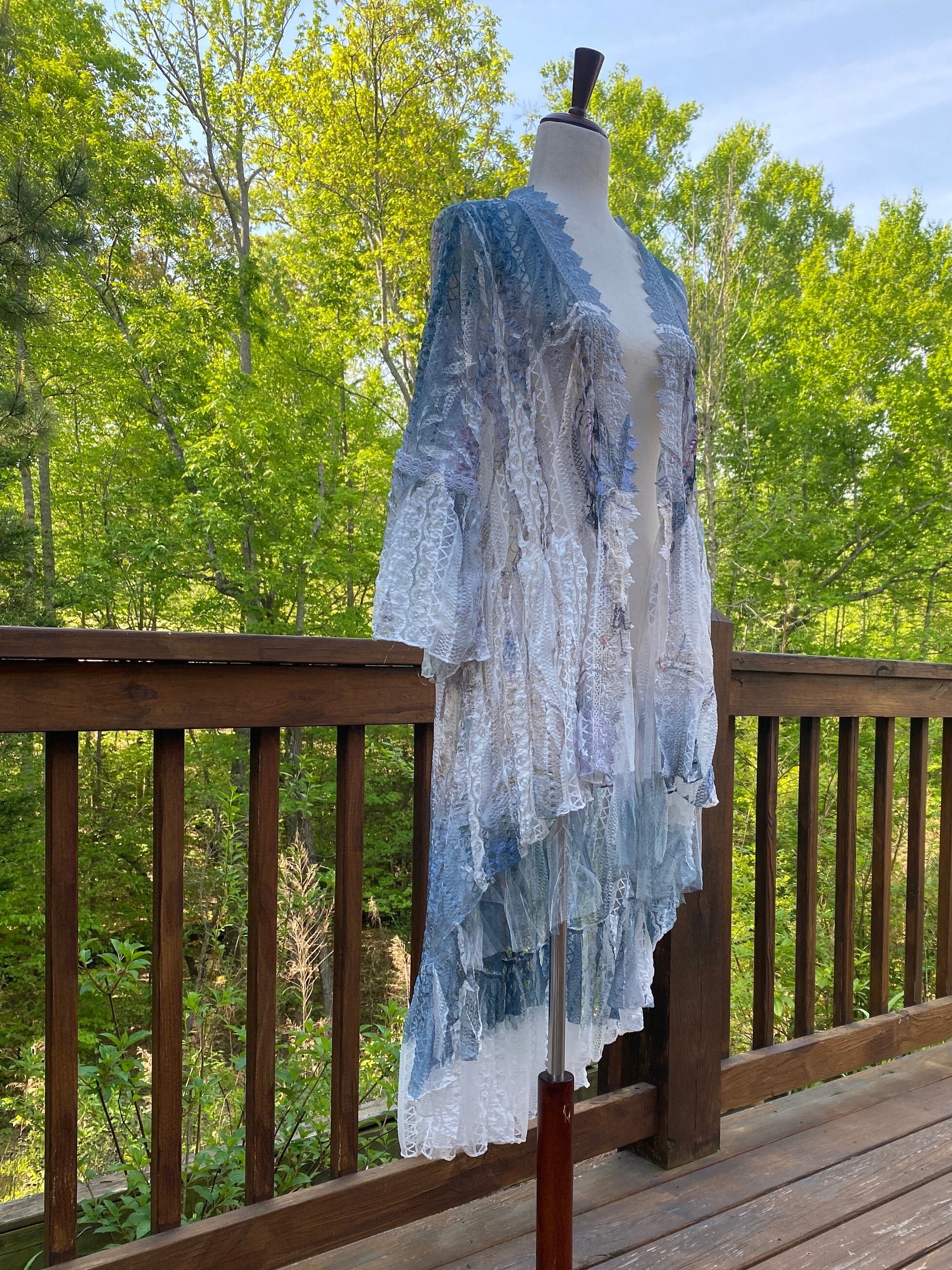 Plus Size Coverup, Plus Size Duster, Western Boho Kimono, Beach Cover ...