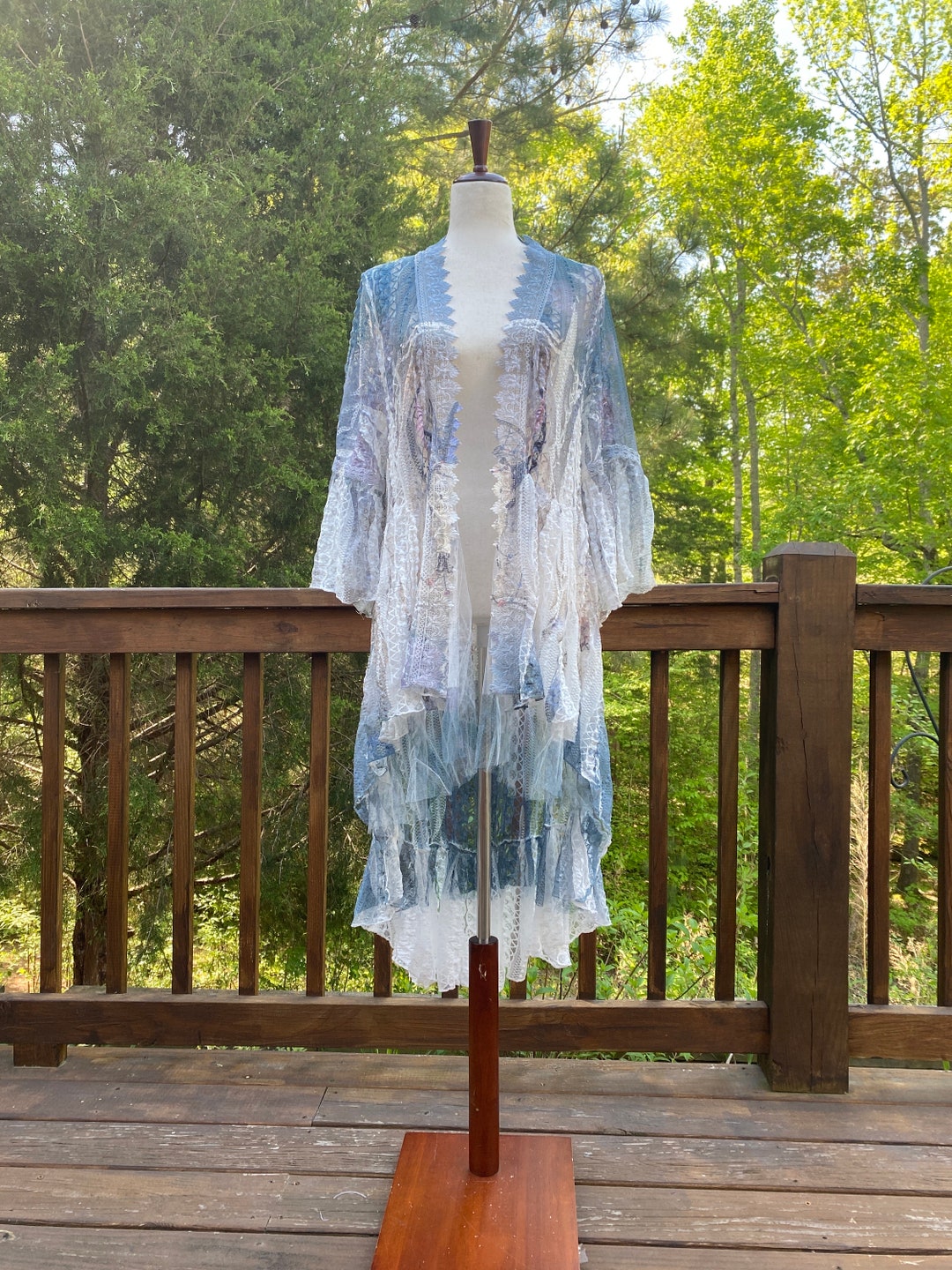 Plus Size Coverup, Plus Size Duster, Western Boho Kimono, Beach Cover ...