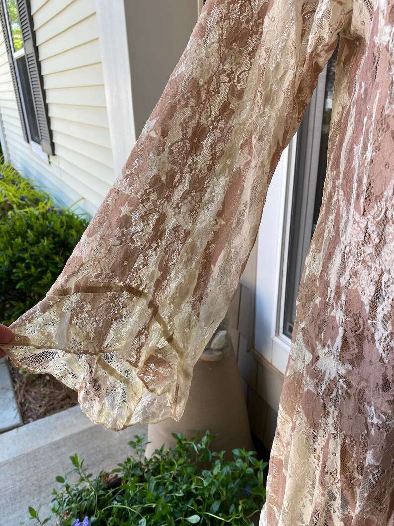 Plus Size Lace Duster Kimono Resort Wear Bathing Suit - Etsy