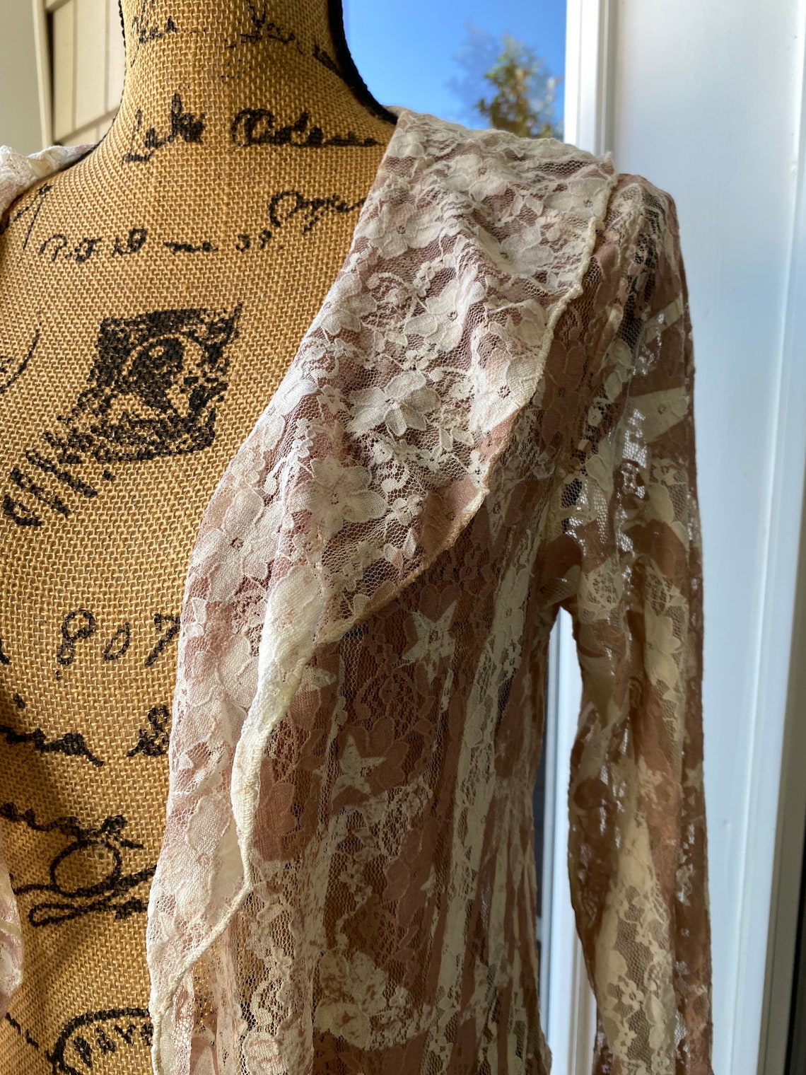 Plus Size Lace Duster Kimono Resort Wear Bathing Suit - Etsy