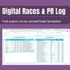Running Tracker Spreadsheet Log - Daily, Weekly, Monthly Tracking ...
