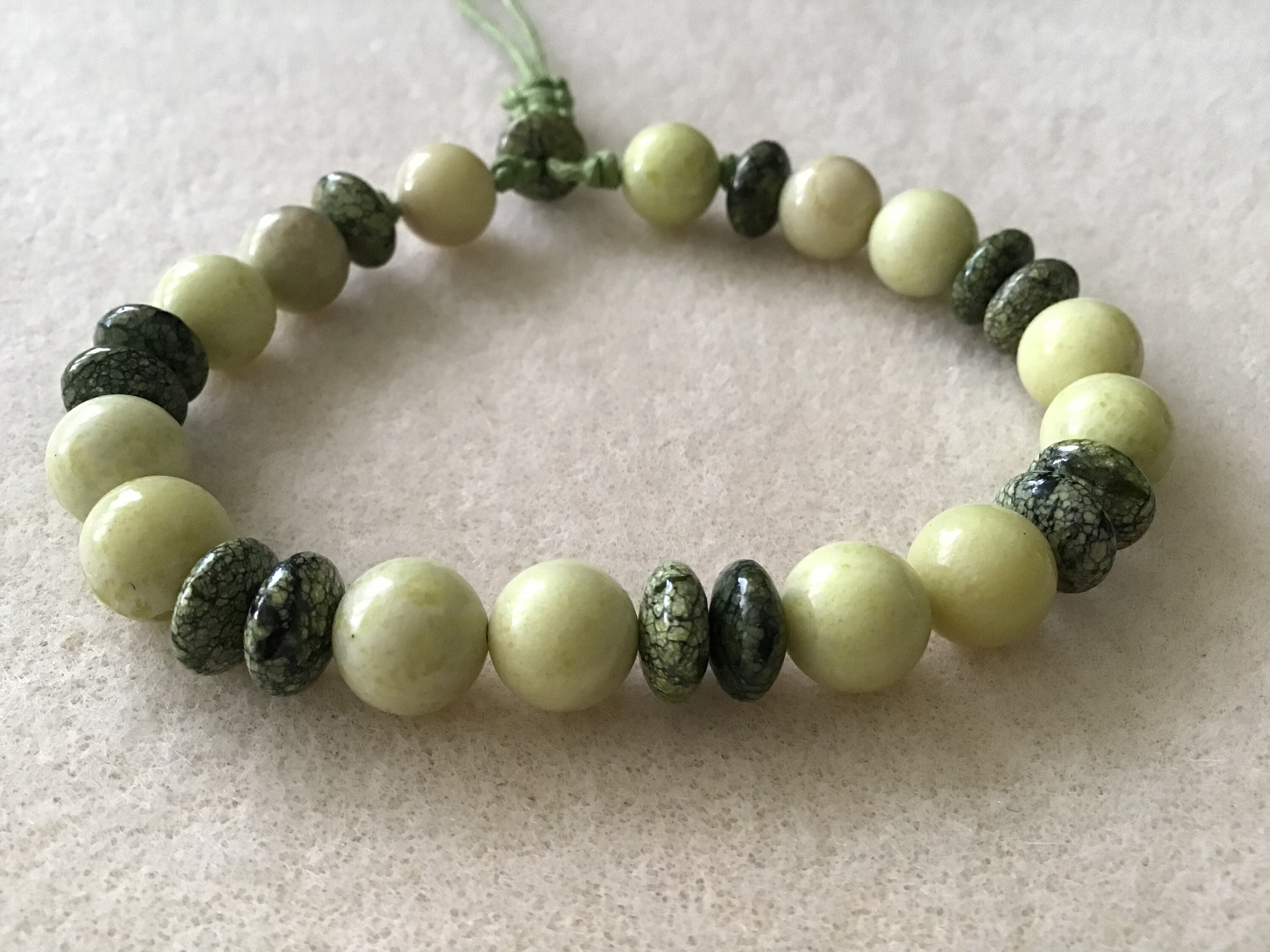 Lemon Jasper and Green Snowflake Adjustable Cotton Cord - Etsy UK