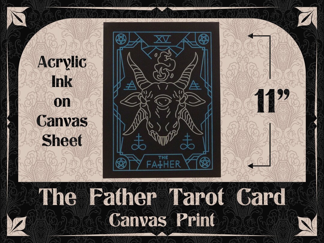 The Father Tarot Card Canvas Print Unframed Art - Etsy