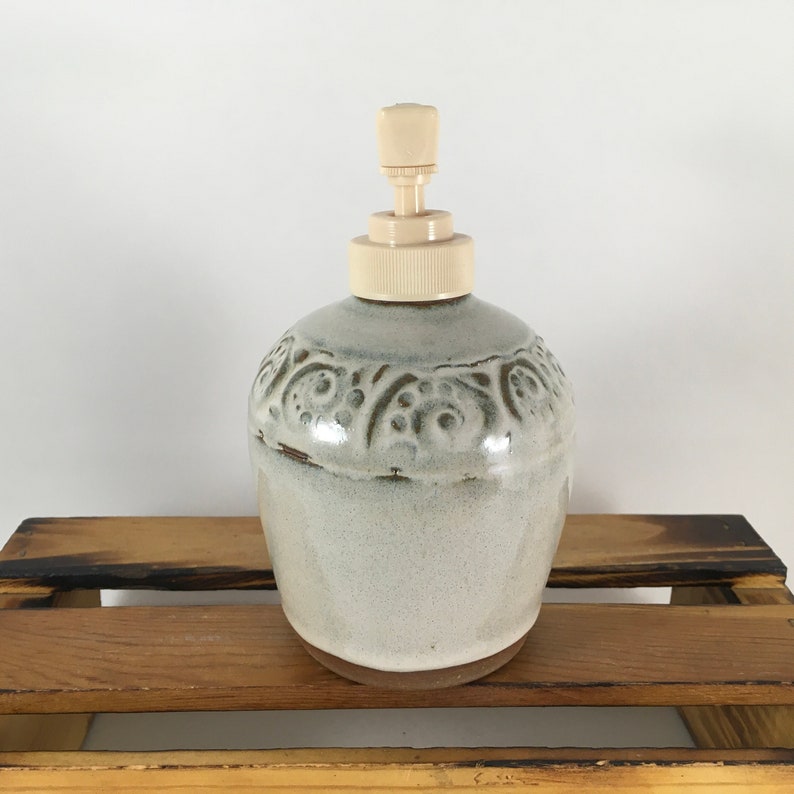 Ceramic Dispenser Pottery Soap or Lotion Dispenser Ready to - Etsy