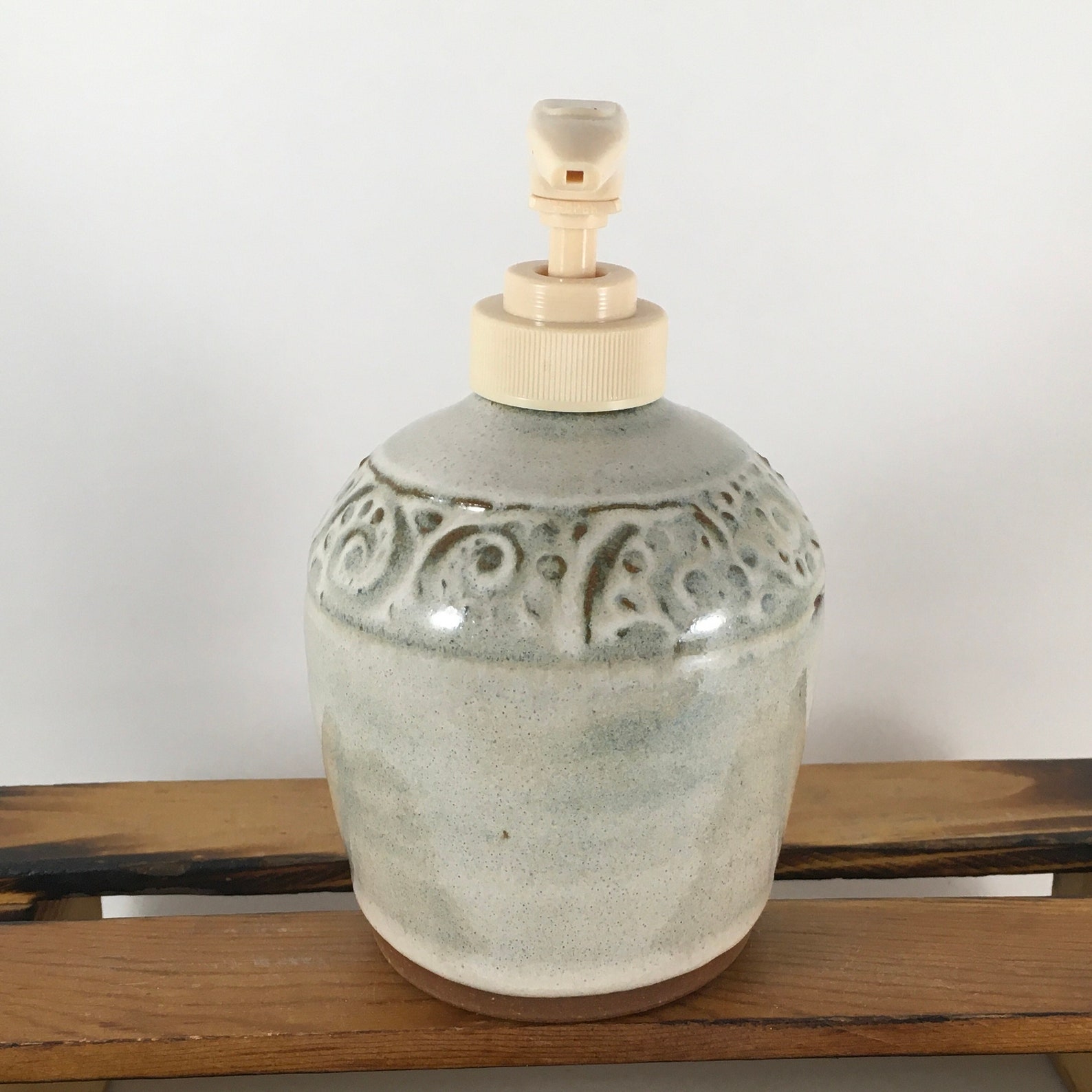 Ceramic Dispenser Pottery Soap or Lotion Dispenser Ready to - Etsy