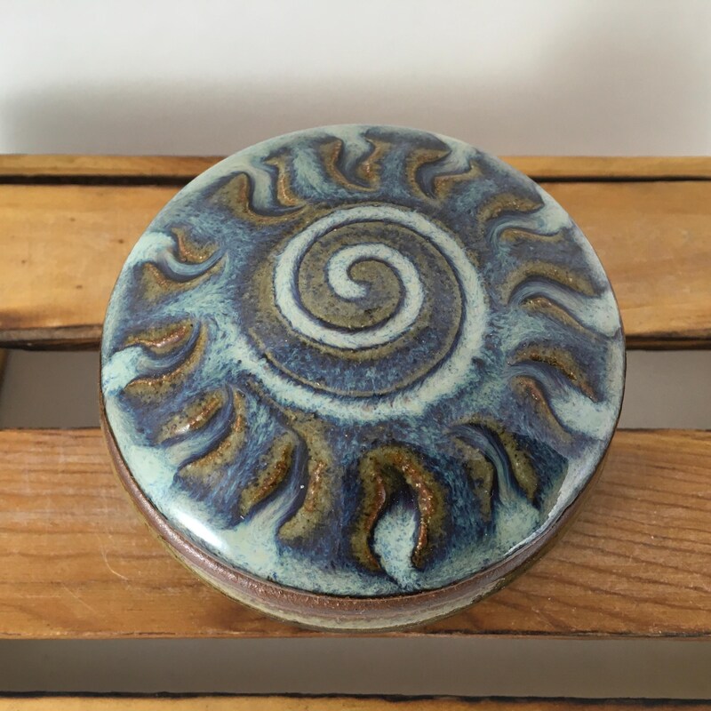 Pottery Trinket Box - Etsy