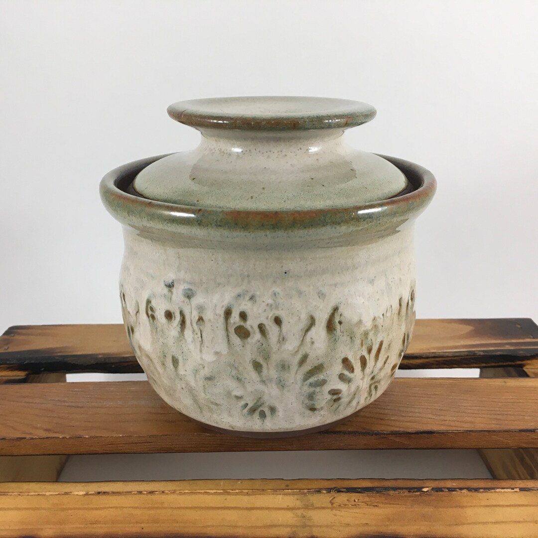 French Butter Keeper Pottery Butter Dish Ceramic Butter - Etsy