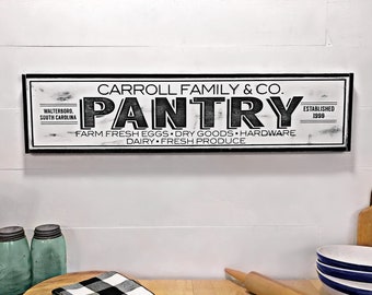 Pantry sign | Etsy