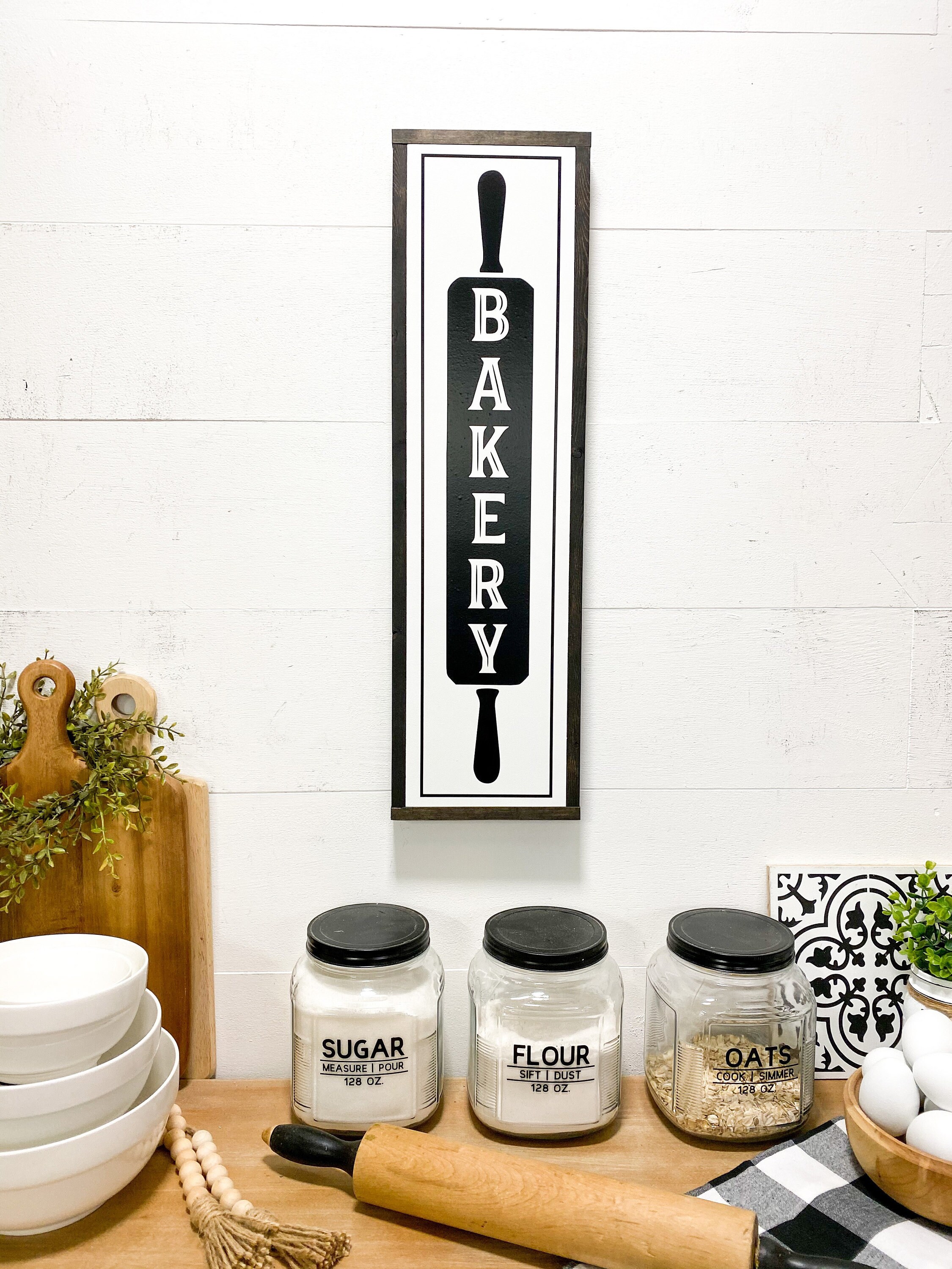 Vertical Bakery Sign Bakery Sign Large Bakery Sign | Etsy
